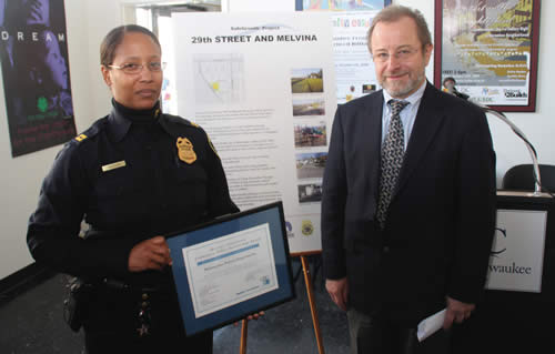 Captain Edith Hudson receives award recognizing community-police ...