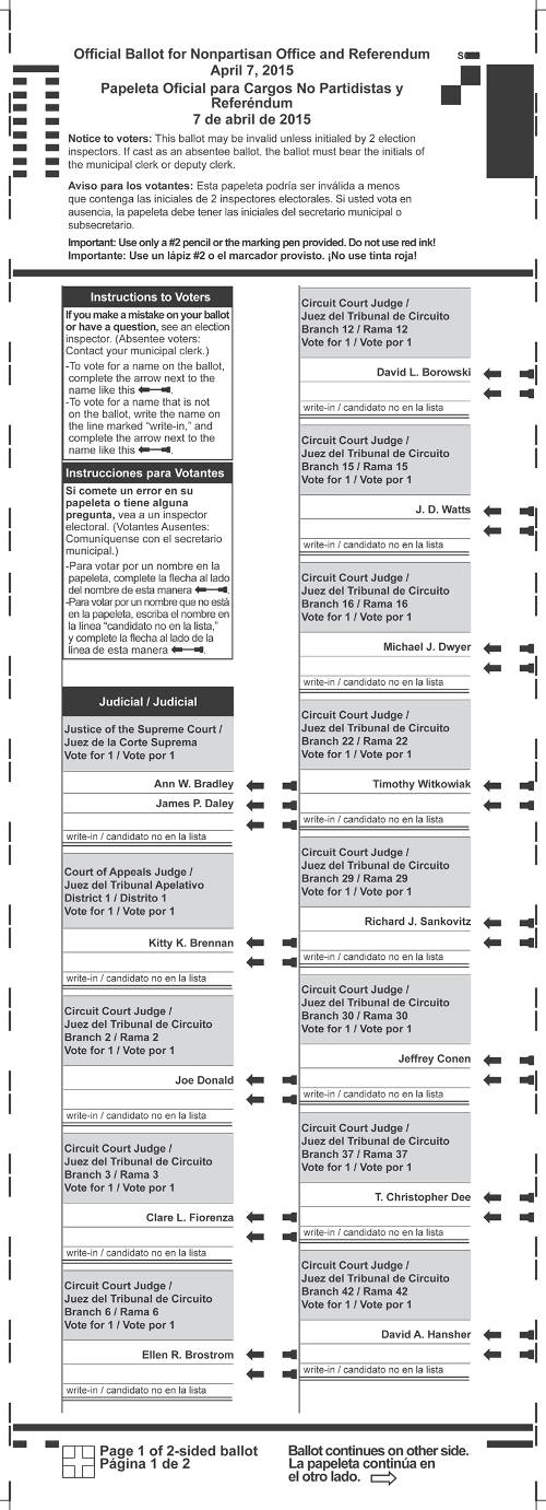 Notice of Spring Election, Sample Ballots and Referendum - Milwaukee ...