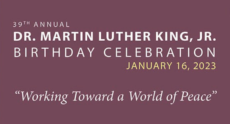 The 39th Annual Dr. Martin Luther King, Jr. Birthday Celebration ...