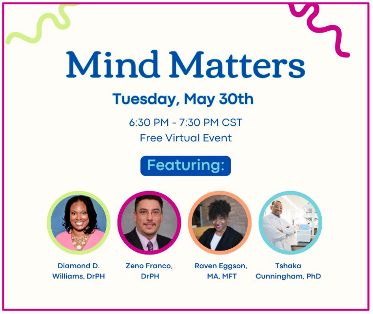 Mental Health Awareness Month - Mind Matters Virtual Event on May 30 ...