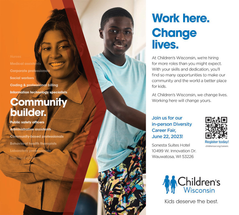 Children's Wisconsin Invites You to Join Us for Our Diversity Career ...