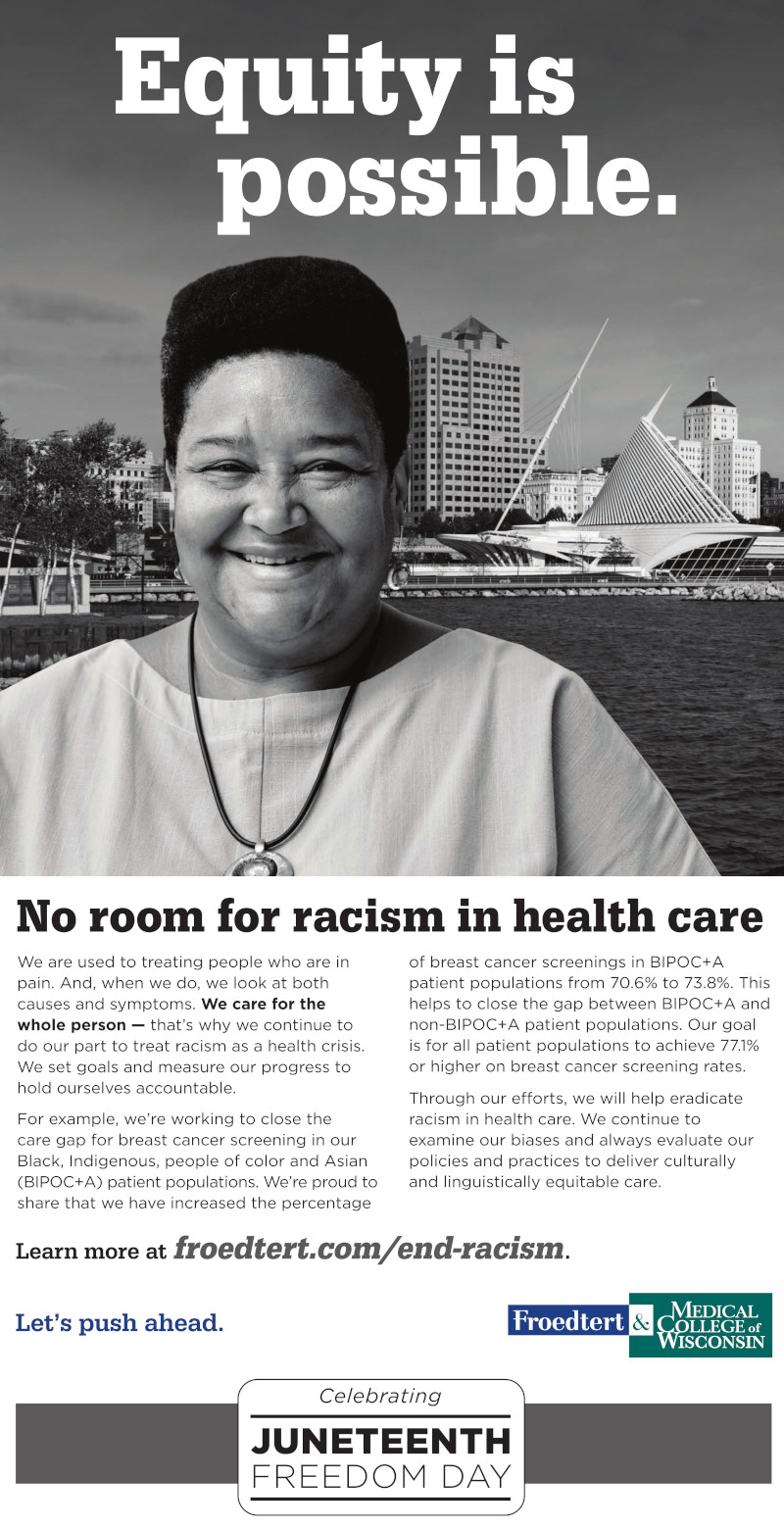 Equity is possible. There's no room for racism in health care at ...