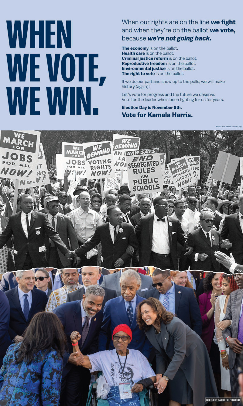 When We Vote, We Win. Election Day is November 5th. Vote for Kamala ...