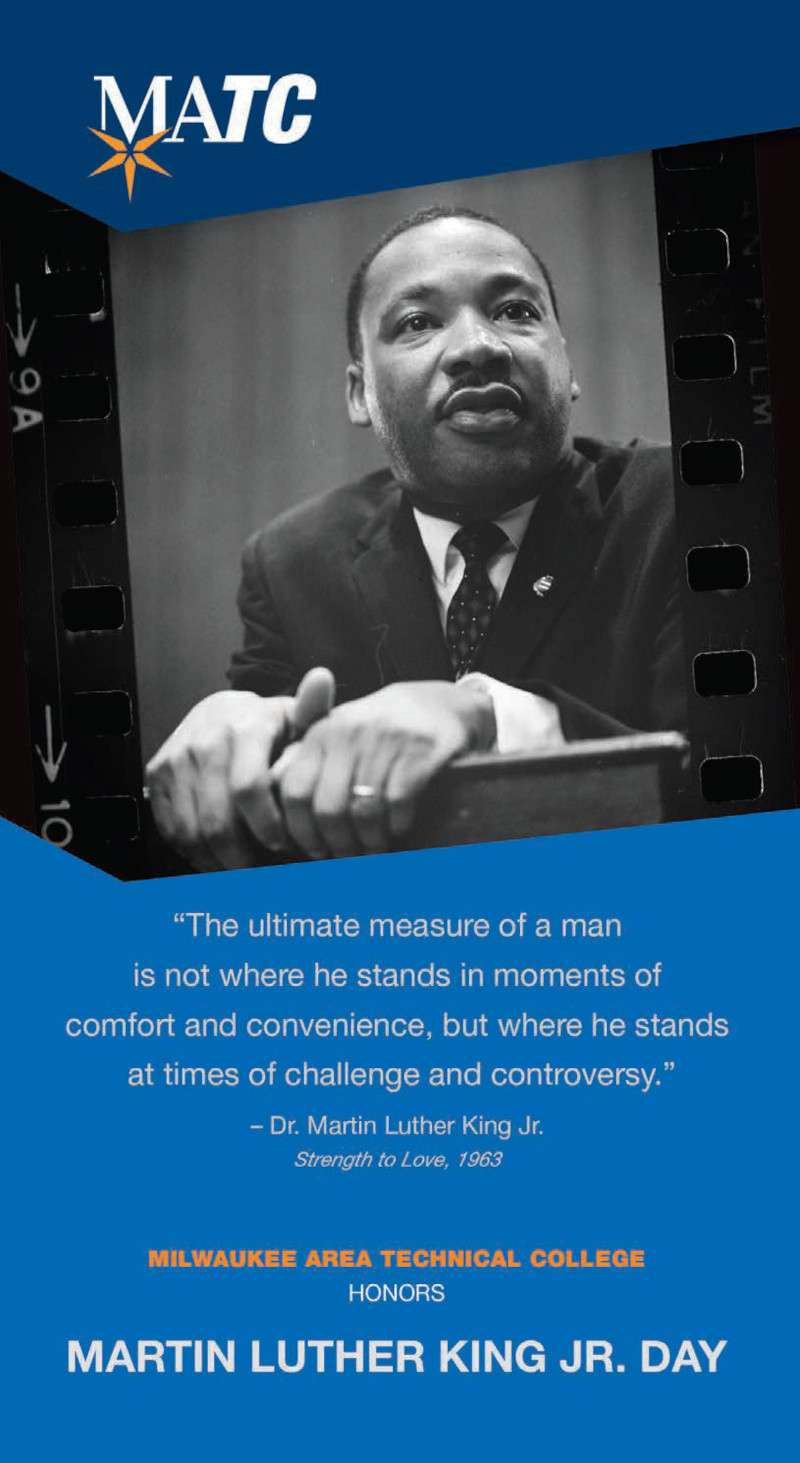 Milwaukee Area Technical College Honors Martin Luther King Jr. Day - Milwaukee Courier Weekly ...